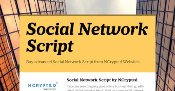 45 Best Social Network Scripts Your Own Social Network